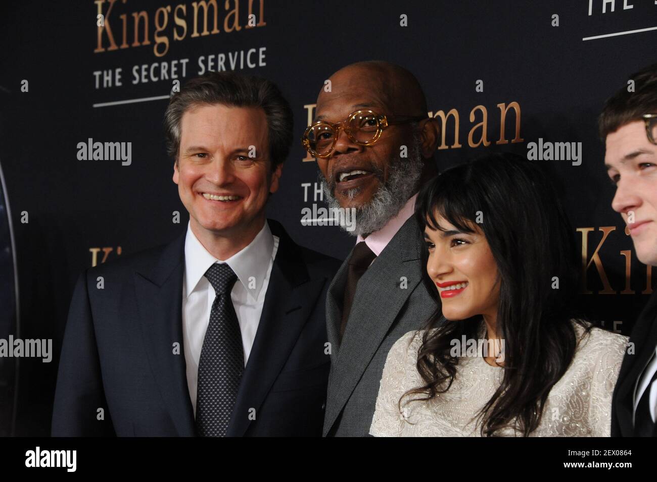 Colin Firth, Samuel L. Jackson, Sofia Boutella, Taron Egerton besuchen ...