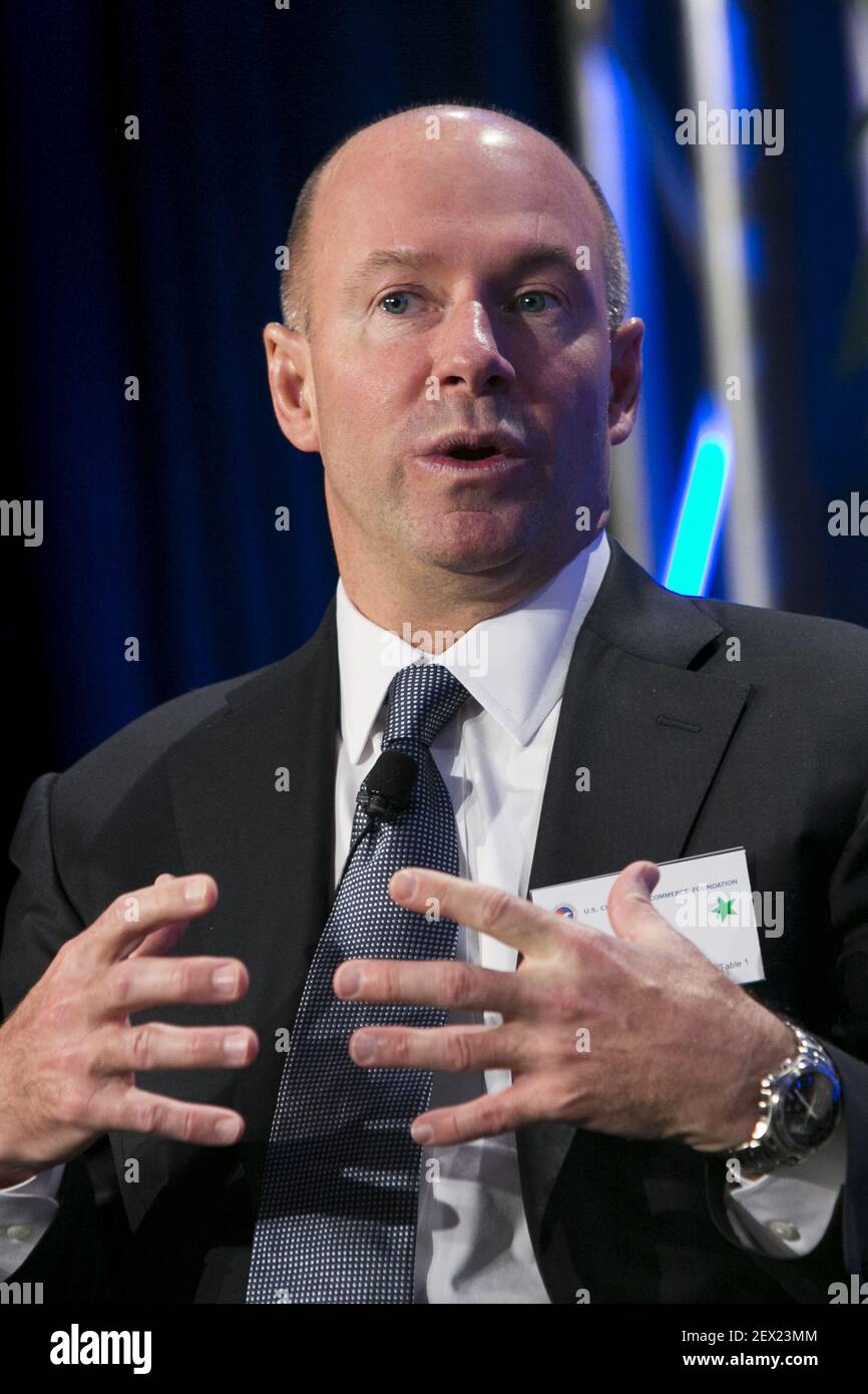 Alain Bellemare, President und CEO von Bombardier, Inc., spricht am 17 ...