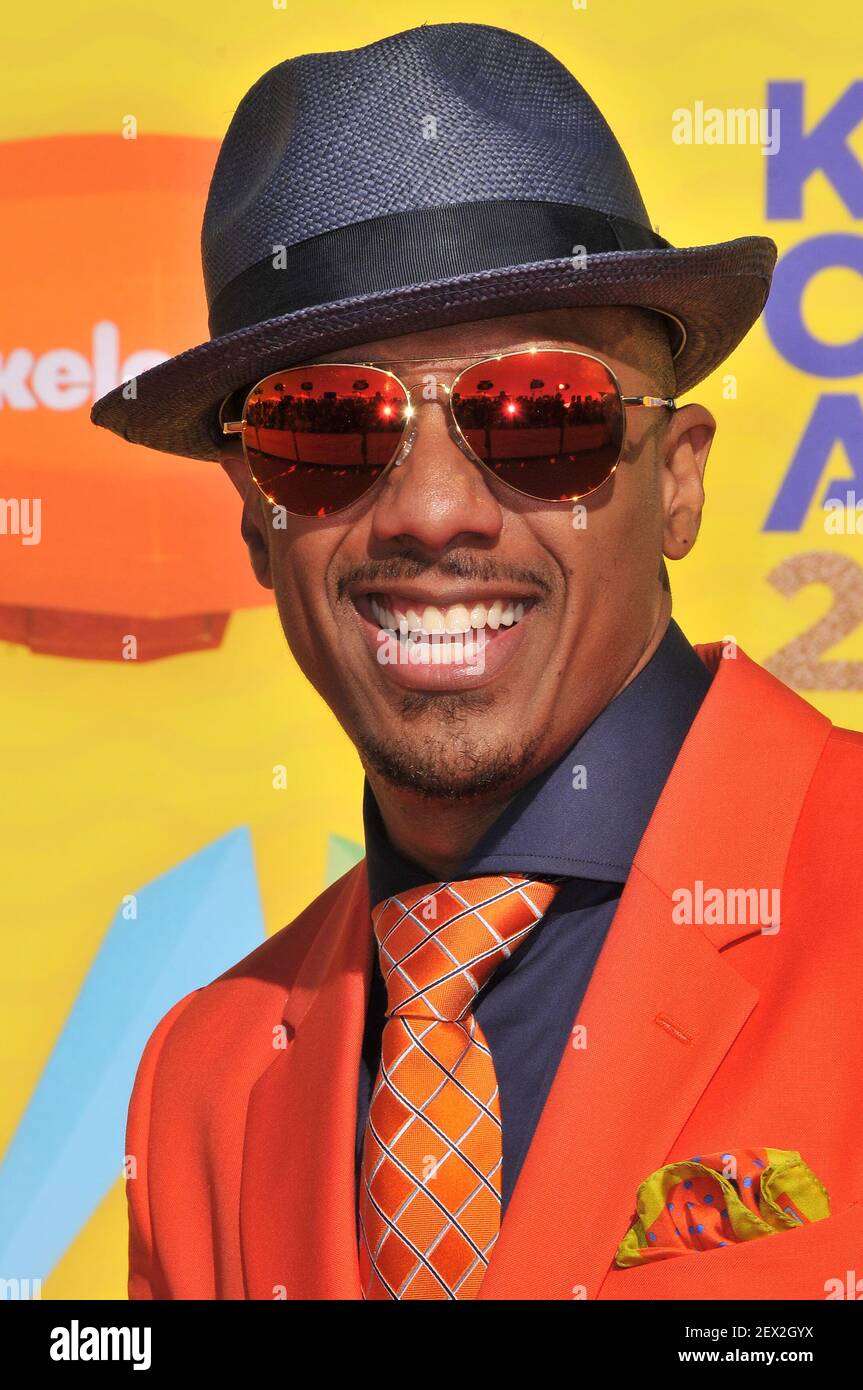Nick Cannon kommt bei den Nickelodeon's 28th Annual Kids' Choice Awards ...