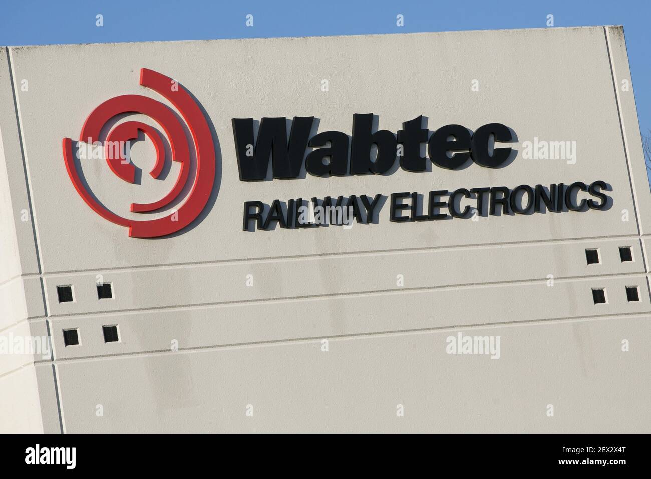 Wabtec logo -Fotos und -Bildmaterial in hoher Auflösung – Alamy