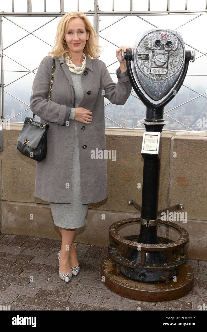 Autor J.K. Rowling besucht das Empire State Building anlässlich der US ...