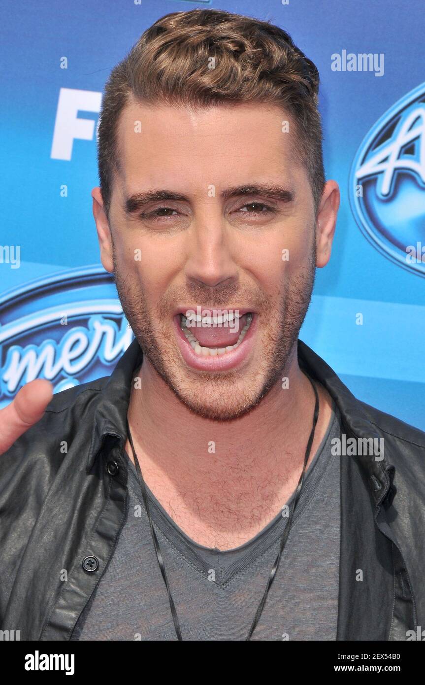 Finalist Nick Fradiani trifft am Mittwoch, den 13. Mai 2015, beim ...