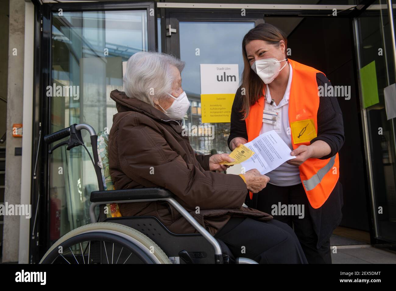Ulm, Deutschland. März 2021, 04th. Im Gemeindezentrum Eselsberg zeigt ...