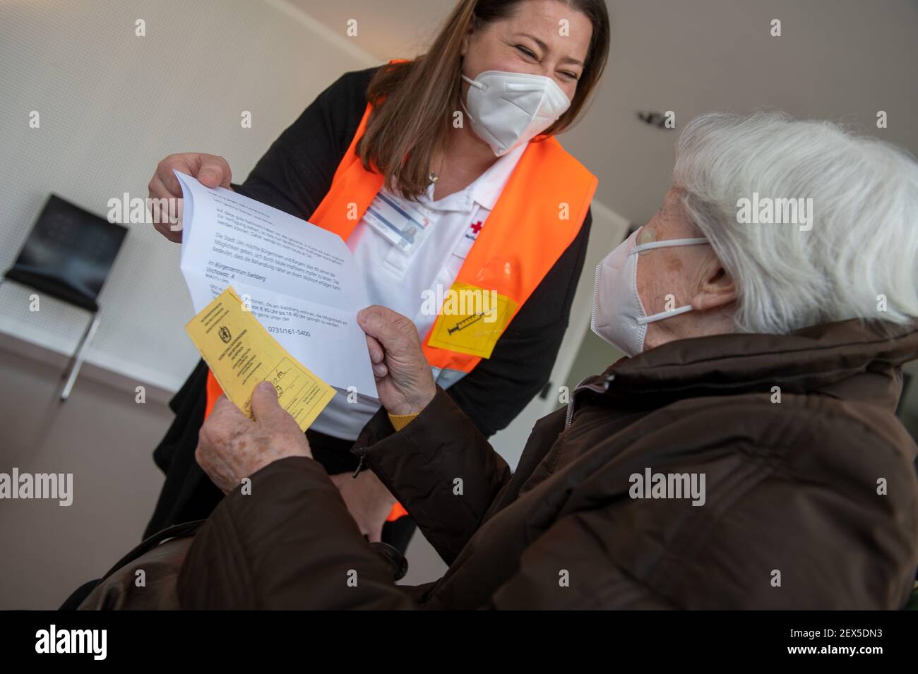Ulm, Deutschland. März 2021, 04th. Im Gemeindezentrum Eselsberg zeigt ...