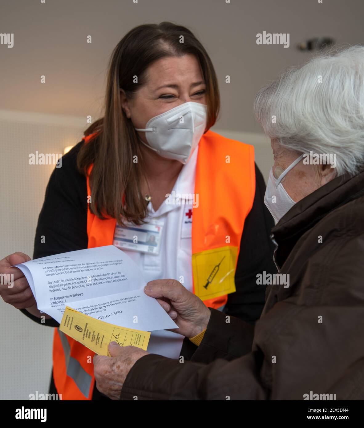 Ulm, Deutschland. März 2021, 04th. Im Gemeindezentrum Eselsberg zeigt ...