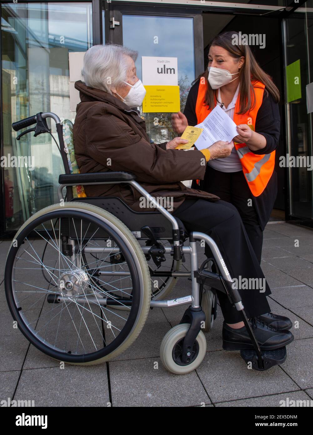 Ulm, Deutschland. März 2021, 04th. Im Gemeindezentrum Eselsberg zeigt ...