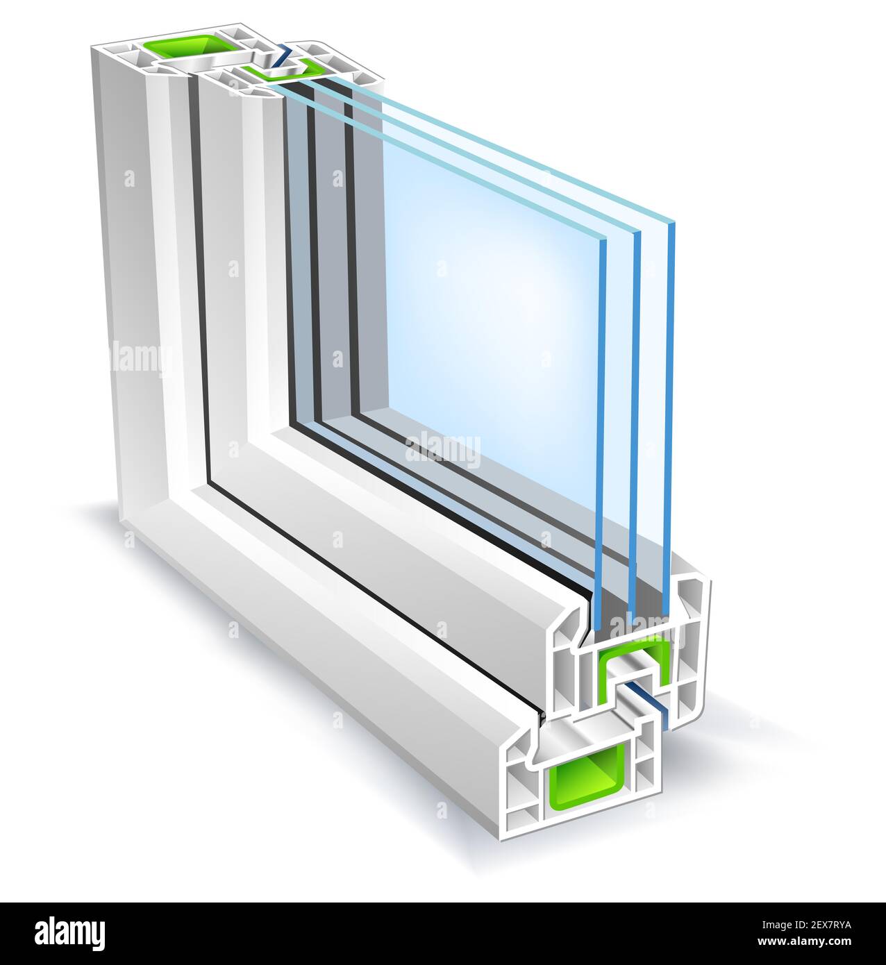 Fenster Pvc Profil Stockfotos und -bilder Kaufen - Alamy