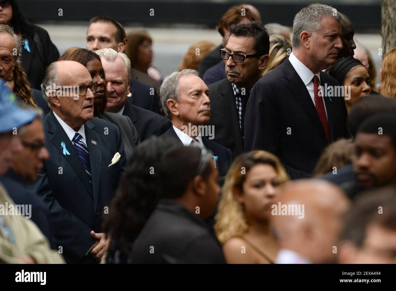 (L-R) die ehemaligen Bürgermeister von New York, Rudy Giuliani und ...