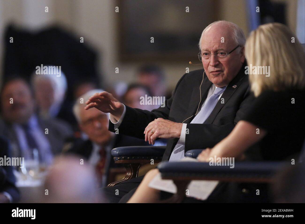 Der ehemalige US-Vizepräsident Dick Cheney und seine Tochter Liz Cheney ...