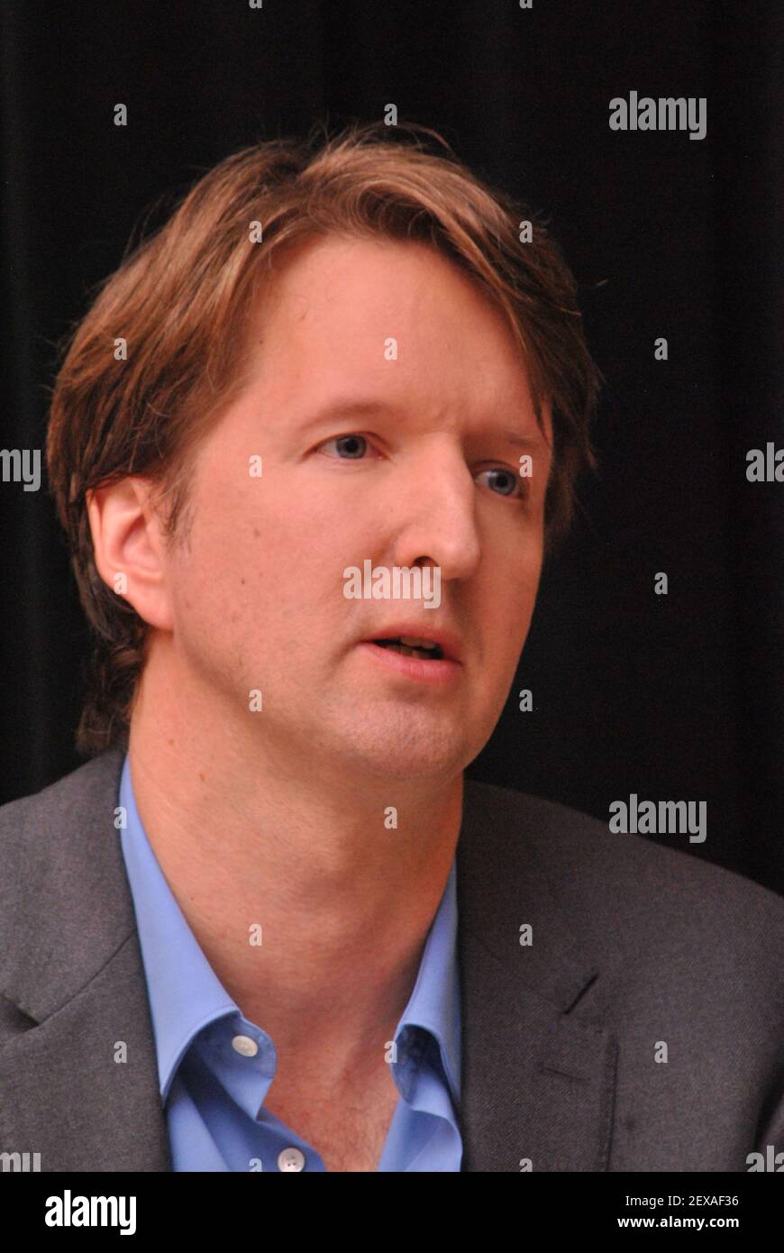 Tom Hooper, der Regisseur, bei der Pressekonferenz der Hollywood ...