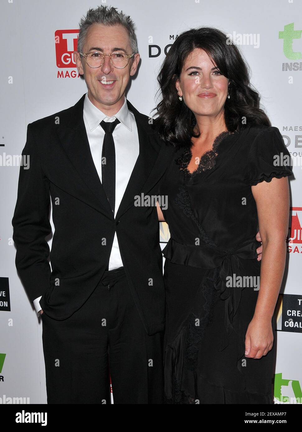 (L-R) Alan Cumming und Monica Lewinsky kommen bei den Television ...
