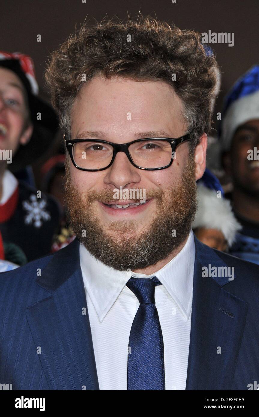 Seth Rogen kommt in 'The Night Before' Los Angeles an, die Premiere ...