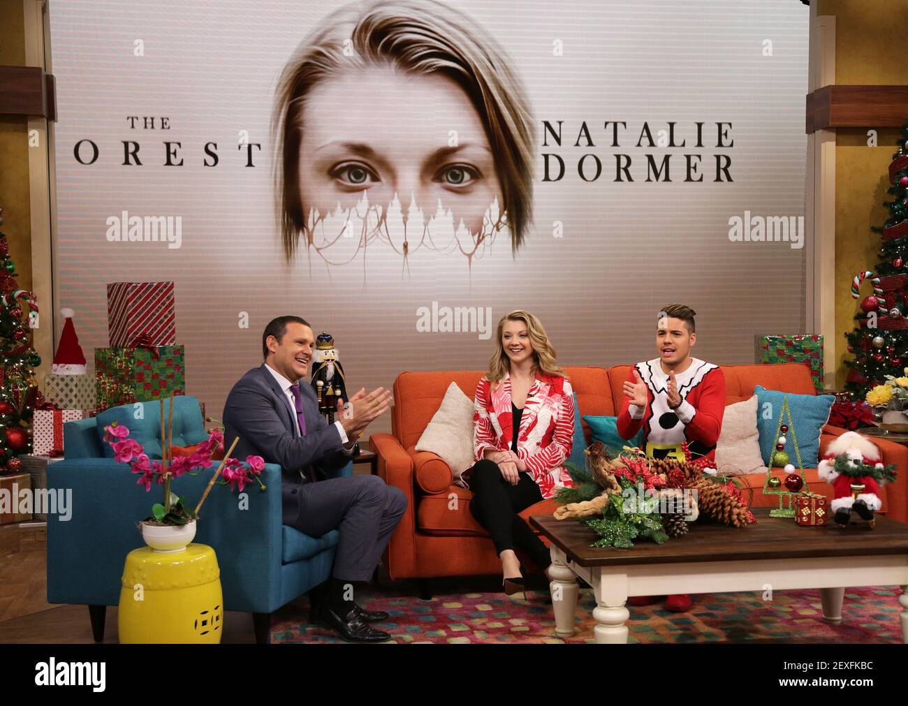 MIAMI, FL-DECEMBER 17: Alan Tacher, Natalie Dormer und William Valdes ...