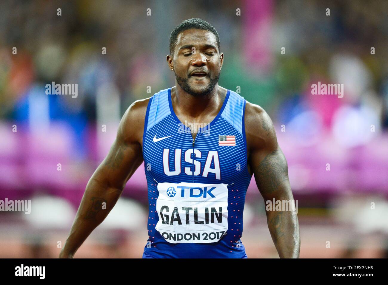 Justin gatlin speed -Fotos und -Bildmaterial in hoher Auflösung – Alamy