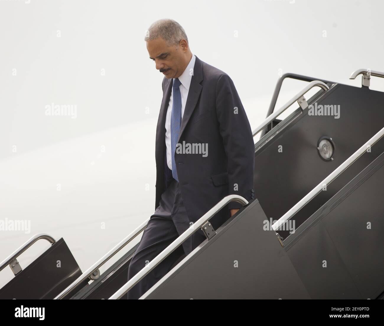 Generalstaatsanwalt Eric Holder bei seiner Ankunft mit US ...