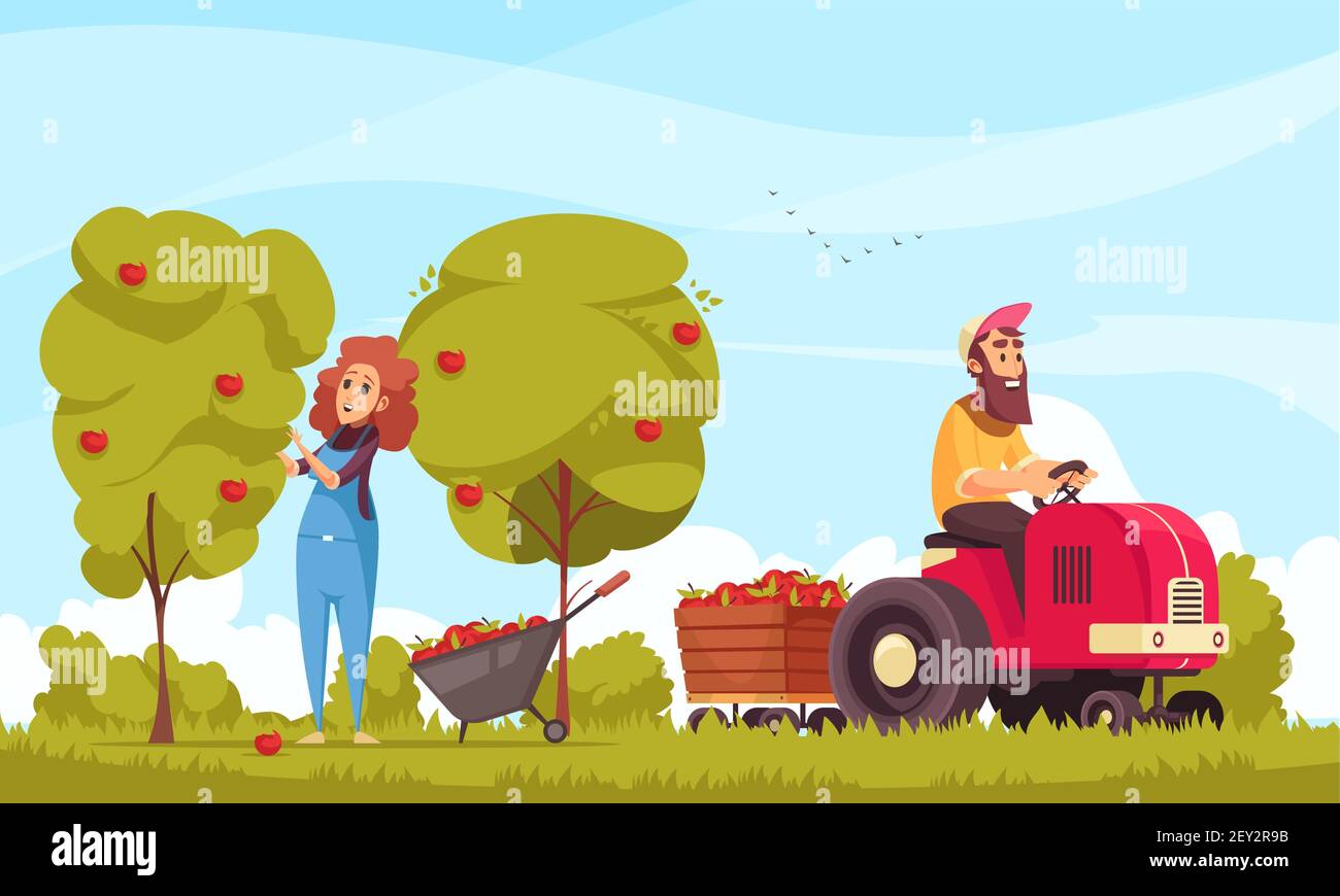 Menschliche schubkarre Stock-Vektorgrafiken kaufen - Alamy