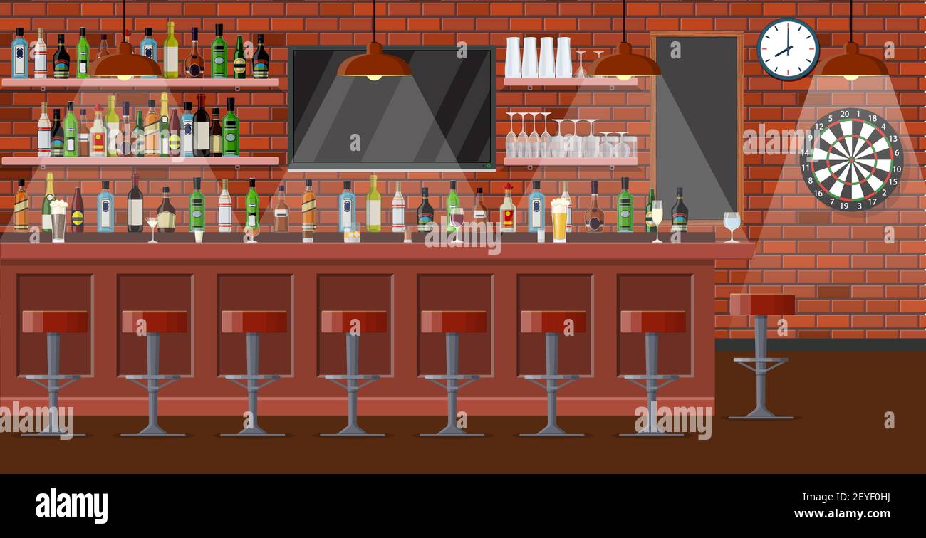 Cartoon Kneipe Stockfotos und -bilder Kaufen - Alamy