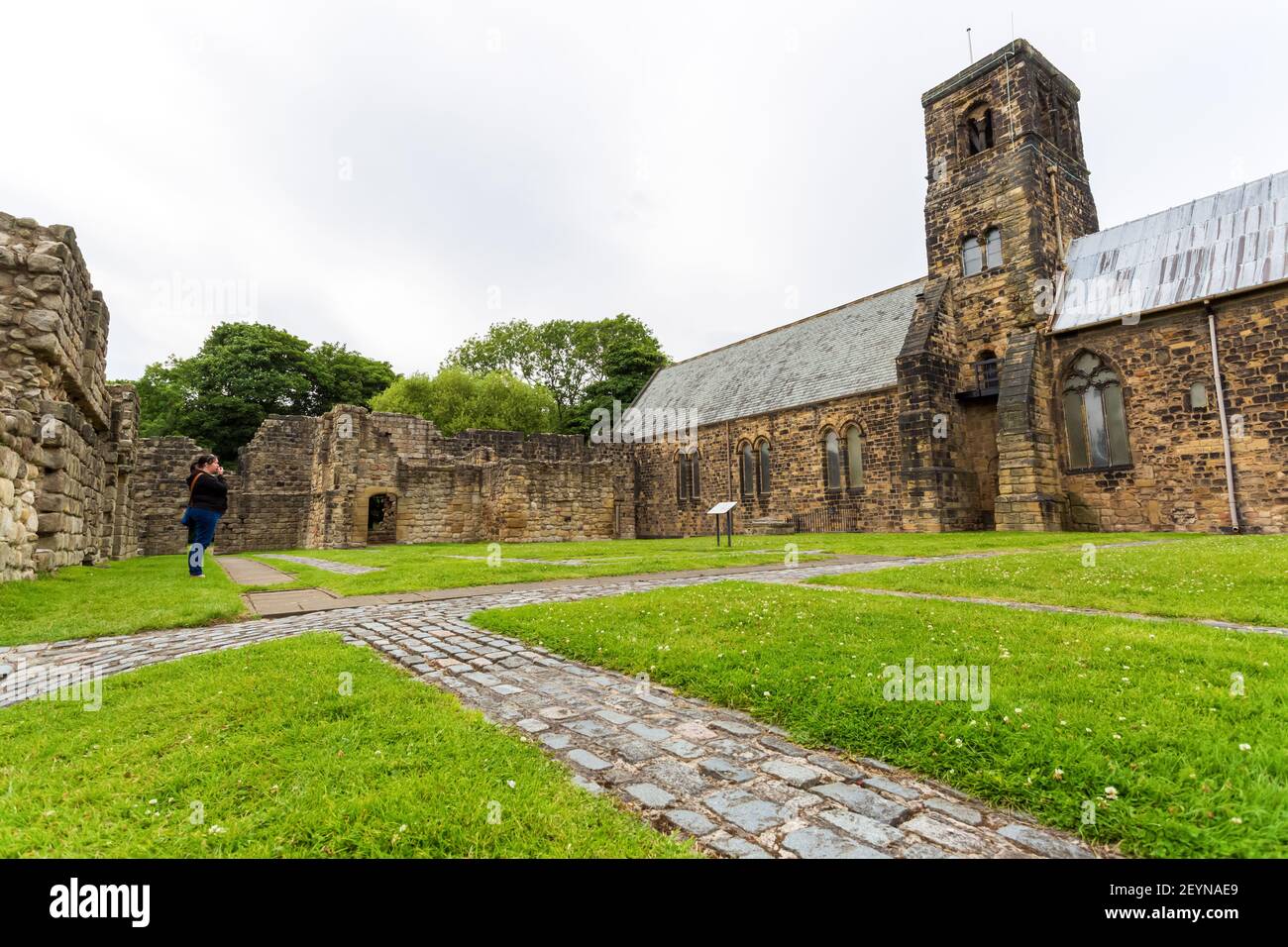 Das Kloster Von Wearmouth Jarrow Stockfotos und -bilder Kaufen - Alamy