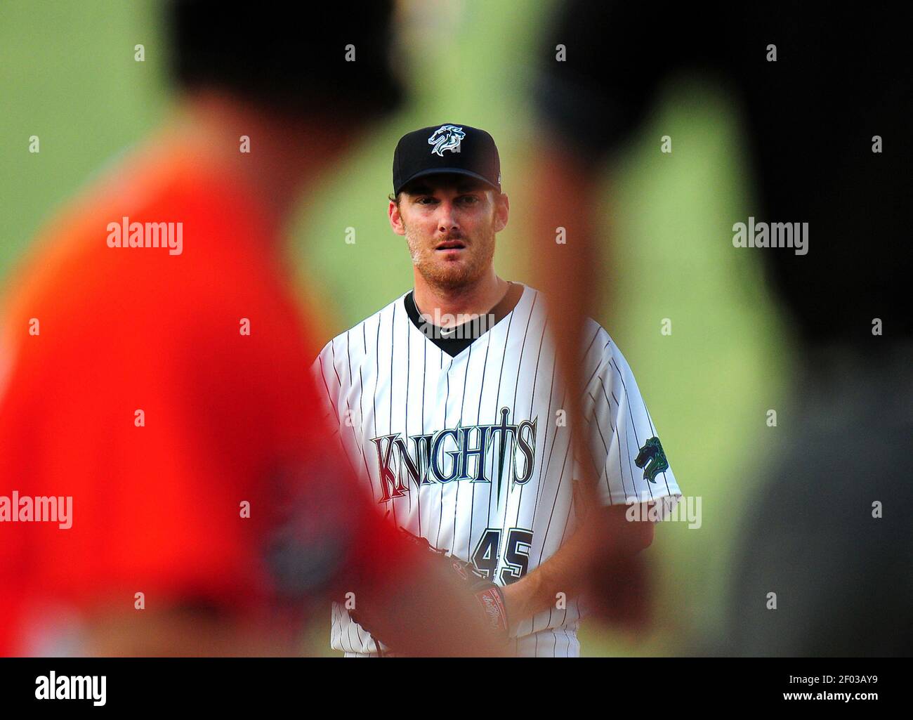 Philip Humber sucht nach dem Zeichen vor seiner Übergabe an einen ...