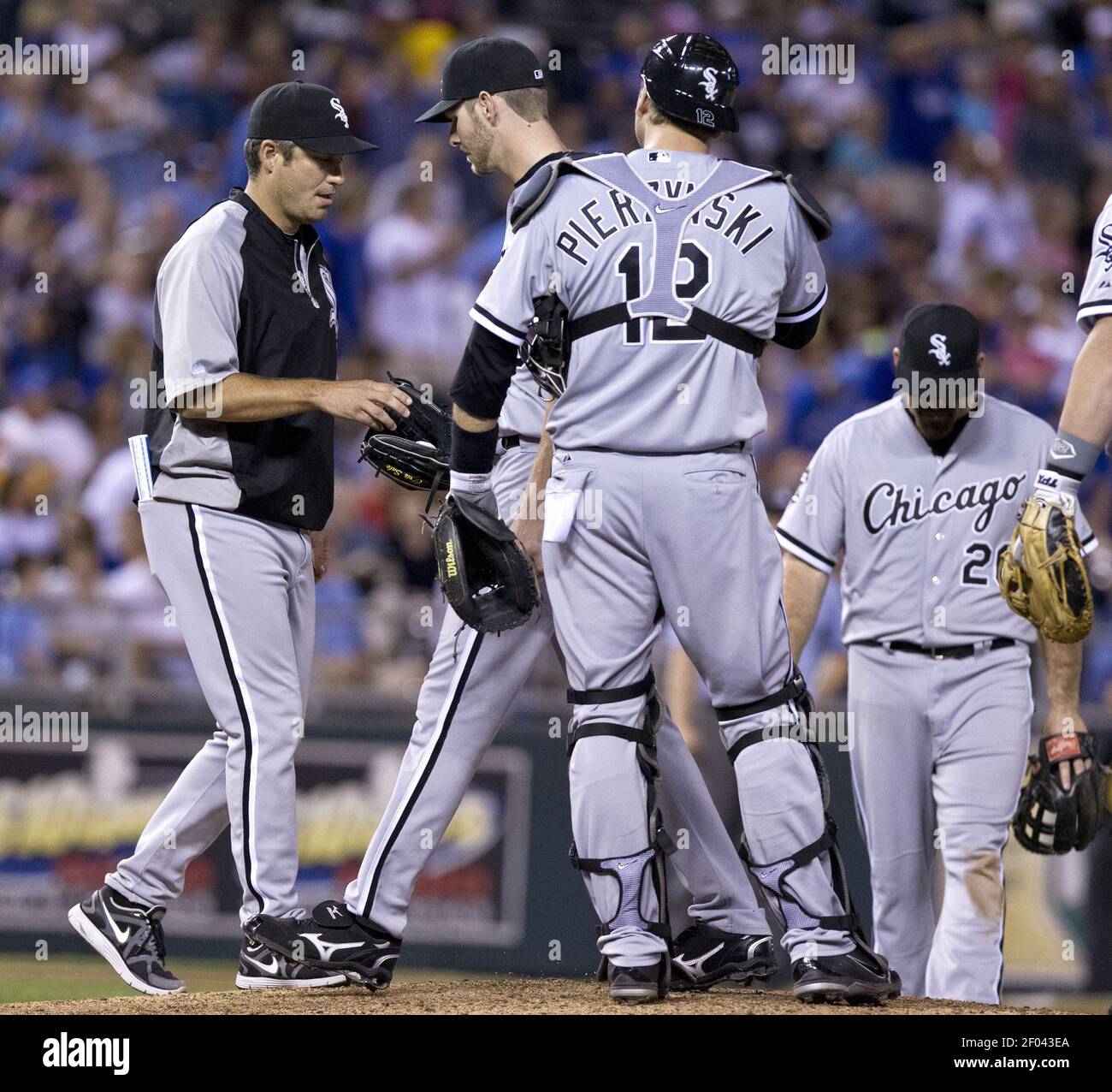 Chicago White Sox Start Pitcher Chris Sale ist in der siebten Inning ...