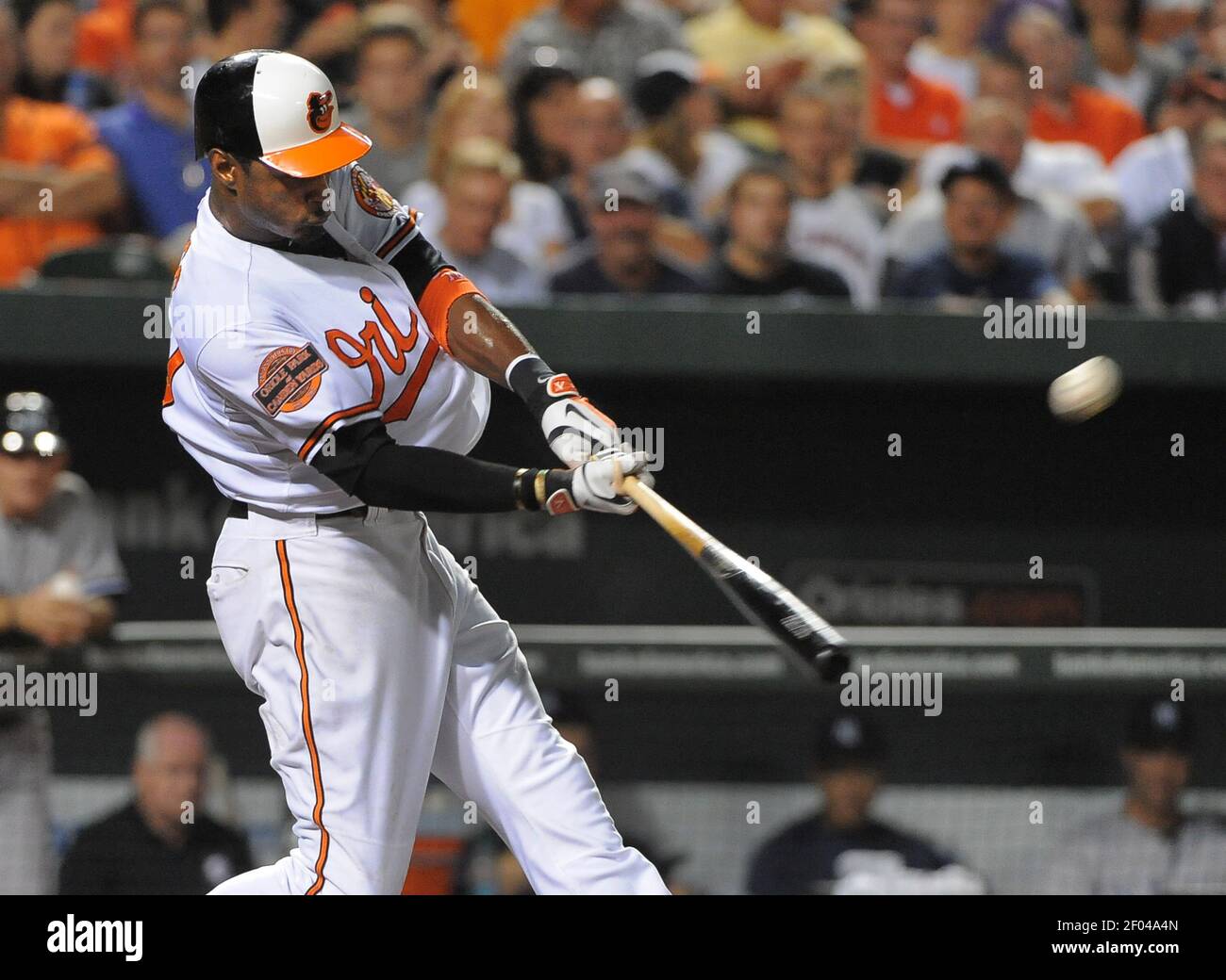 Der Baltimore Orioles' Adam Jones geht im achten Inning gegen die New ...