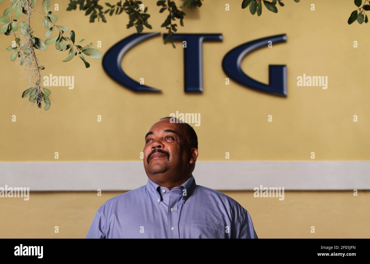 Derrick Wallace, Vorsitzender der Construct Two Group in Orlando, Florida, posiert für Porträt 8 ...