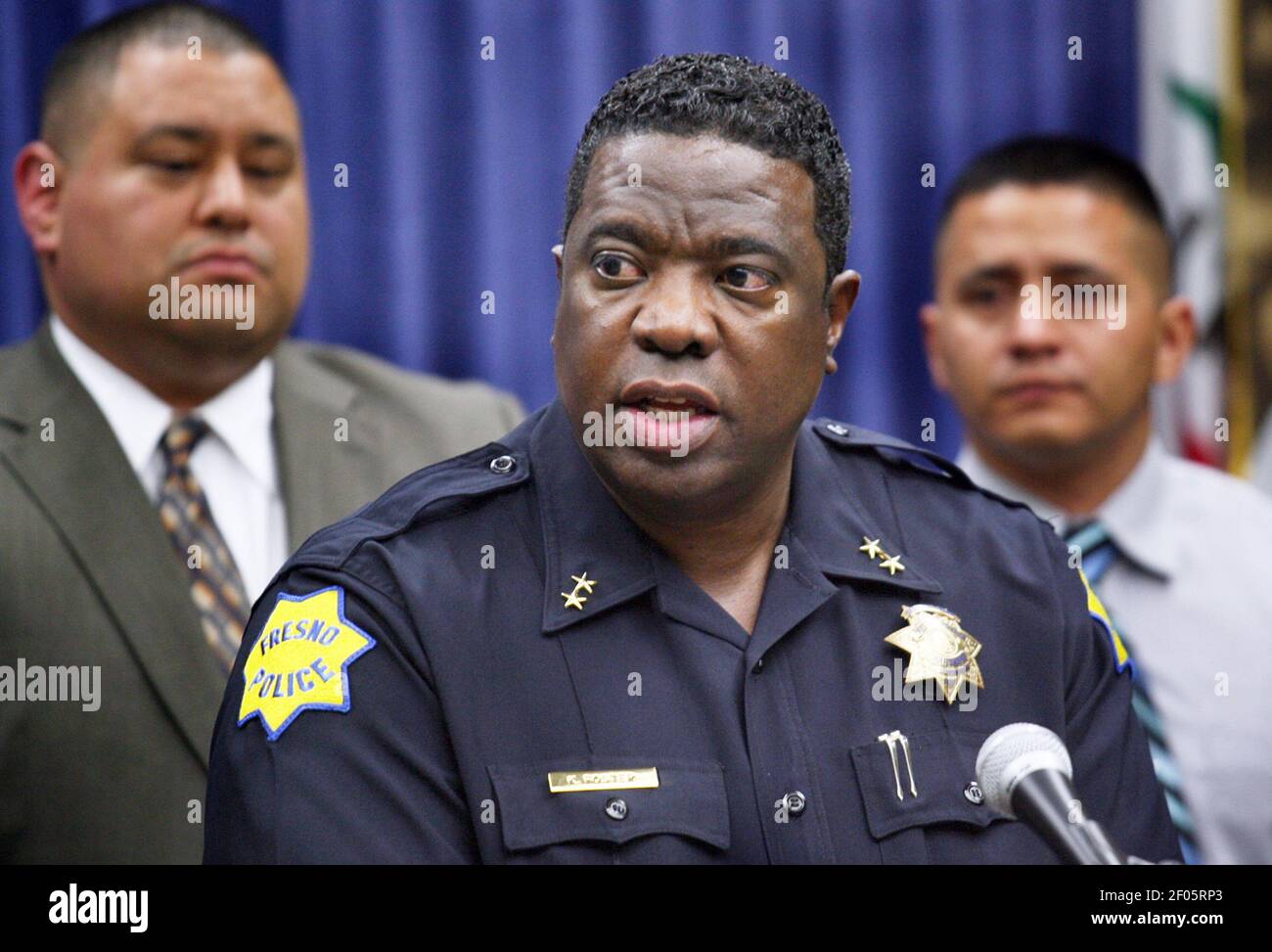 Fresno Deputy Police Chief Keith Foster erscheint in diesem Foto der ...
