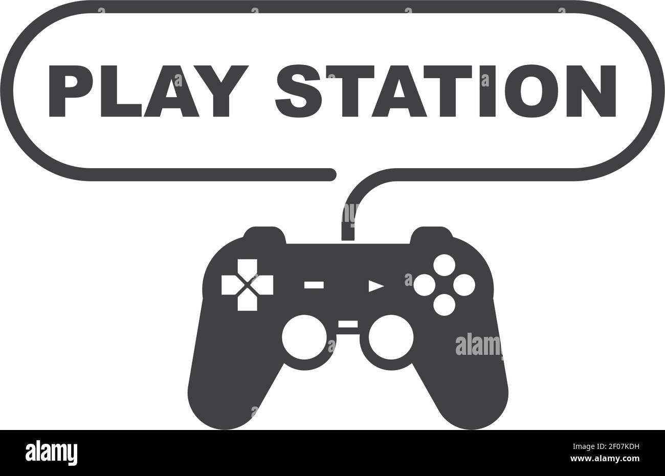 Playstation logo spiel logo Stock-Vektorgrafiken kaufen - Alamy