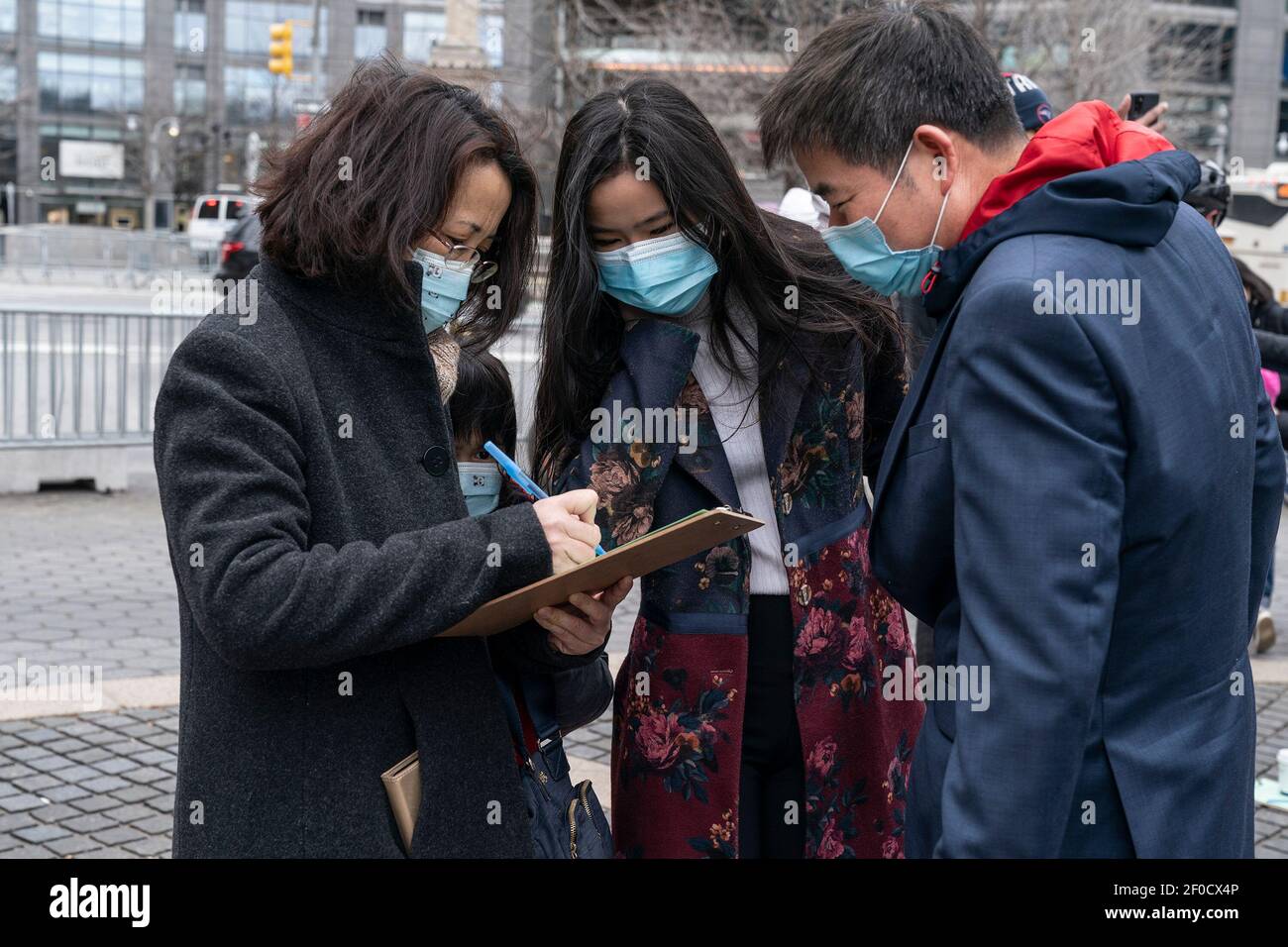 New York, Usa. März 2021, 06th. Freiwillige für NYC ...