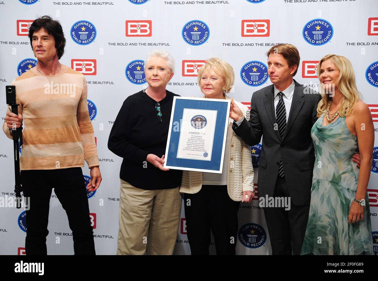 Ron Moss, Susan Flannery, Lee Phillip Bell, Bradley P. Bell und ...