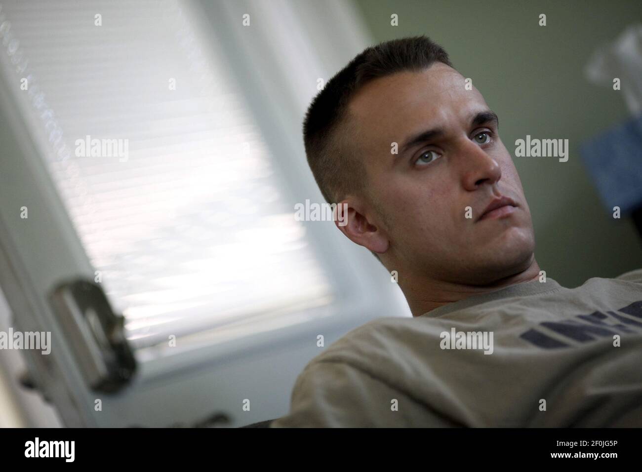 Armee-Stab-Sergeant Ryan Hallberg spricht über den Tag, den er im Irak ...