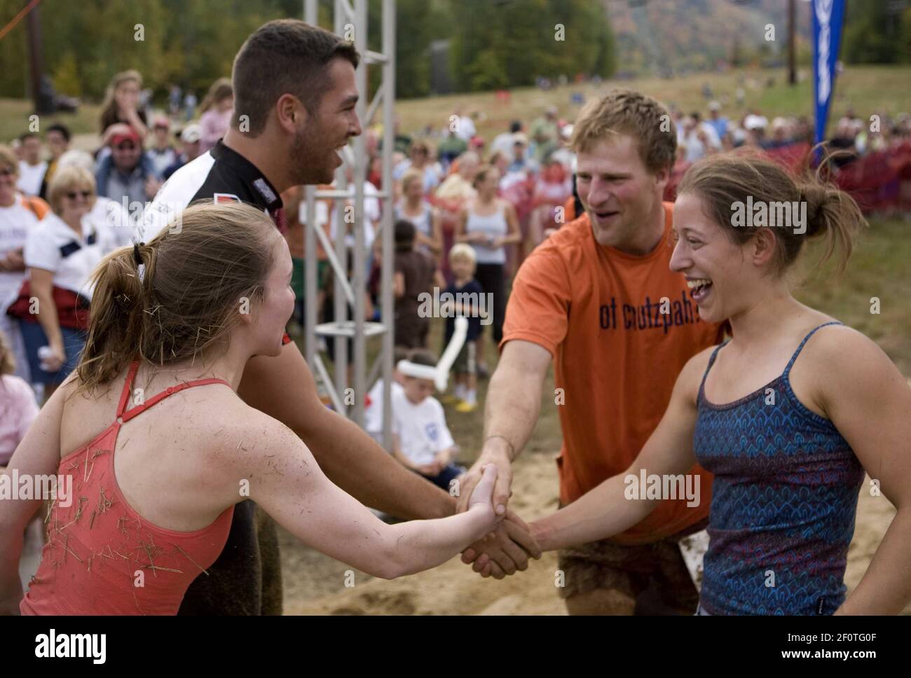 6. Oktober 2007 Ã Bethel, Maine Ã Keith Cardoza und Julia Stoner, links ...