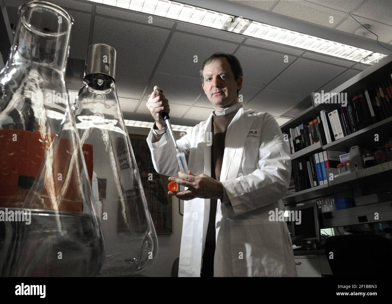 Jonathan Pevsner, Ph.D., Neurowissenschaftler und Genetiker am Kennedy ...