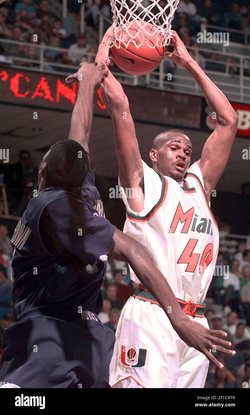 In diesem 6. Dezember 1997 Datei Foto, University of Miami High-Scorer ...
