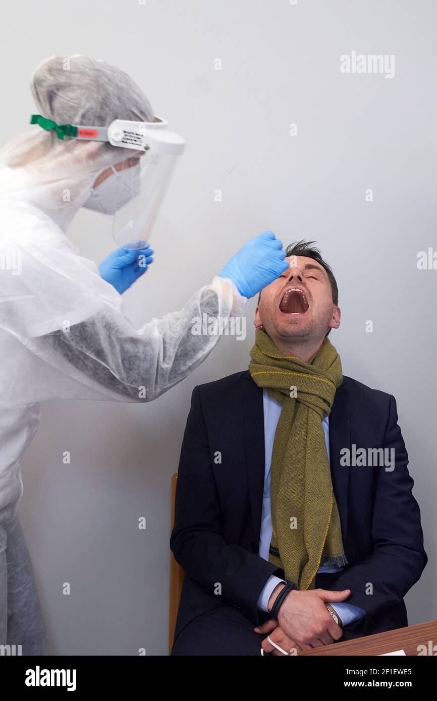 Koblenz, Deutschland. März 2021, 08th. Medizinisch-technische ...