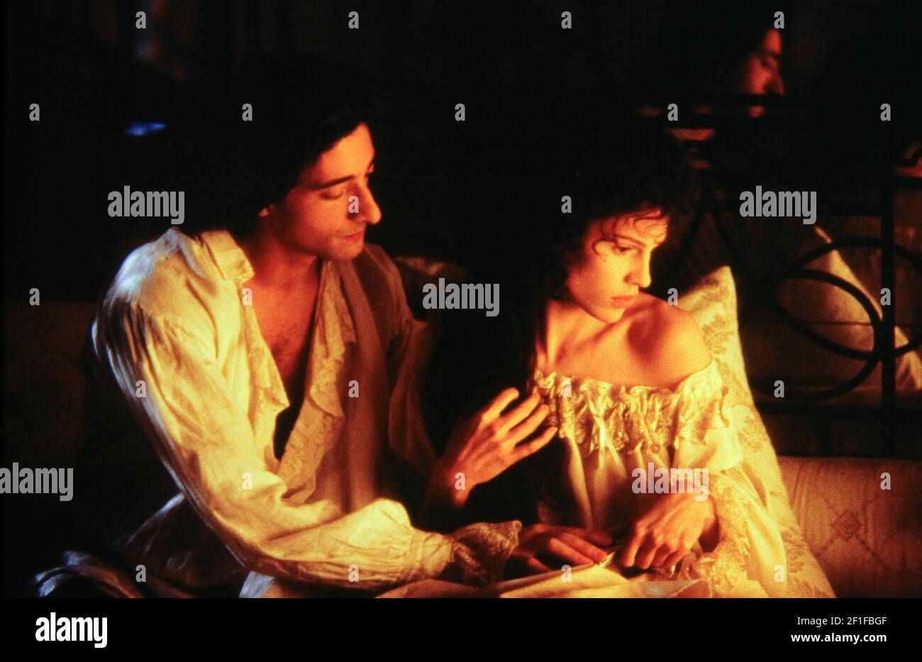 Adrien Brody, Hilary Swank, 'The Affair of the Collier' (2001) Warner ...