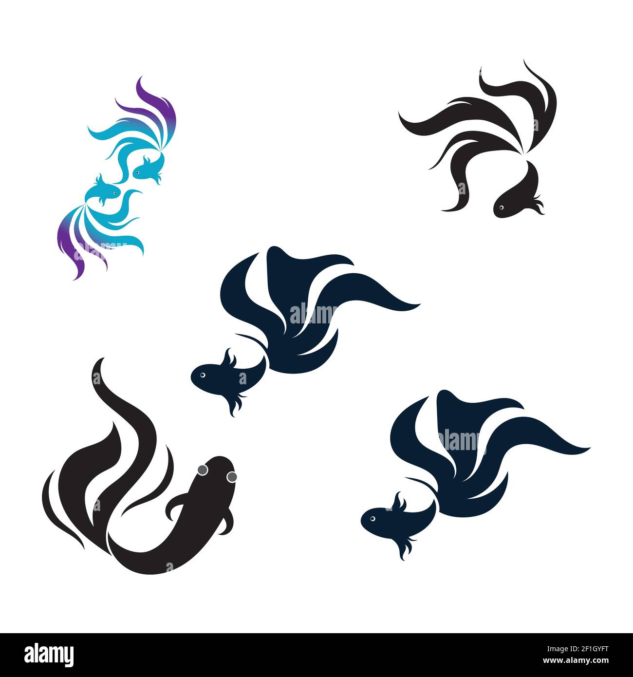 Wilde kampffische Stock-Vektorgrafiken kaufen - Alamy