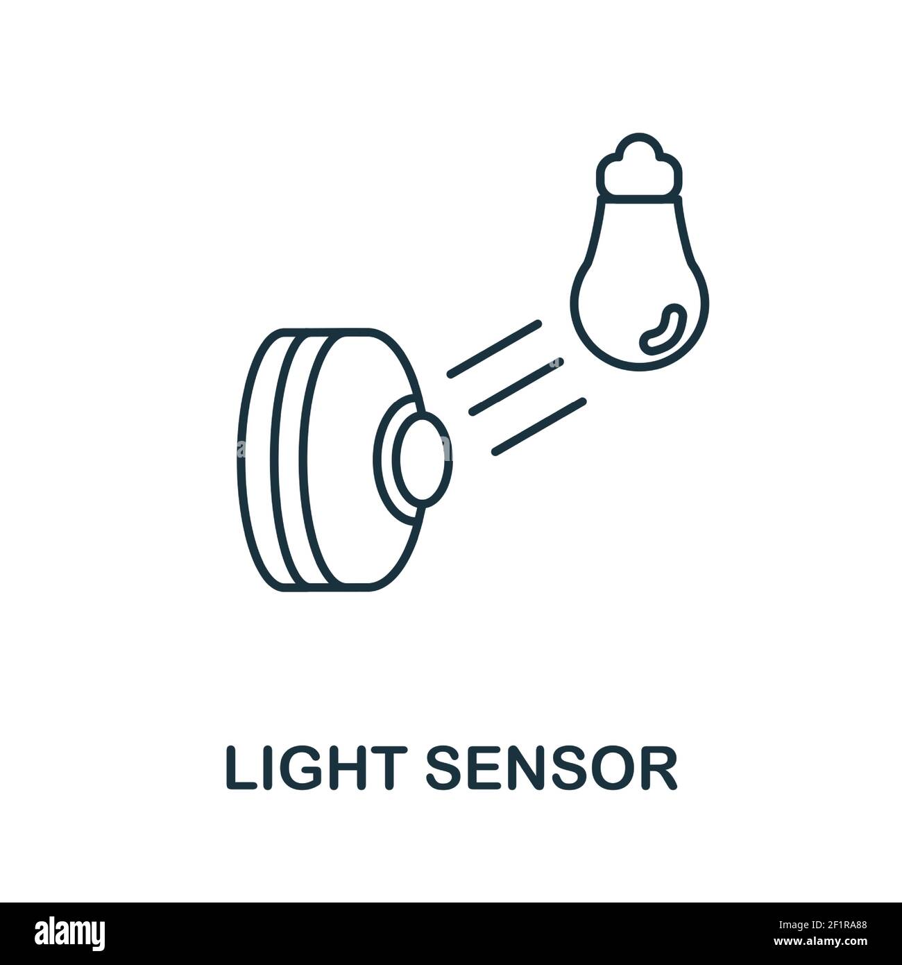 Lichtsensor icon Stock-Vektorgrafiken kaufen - Alamy