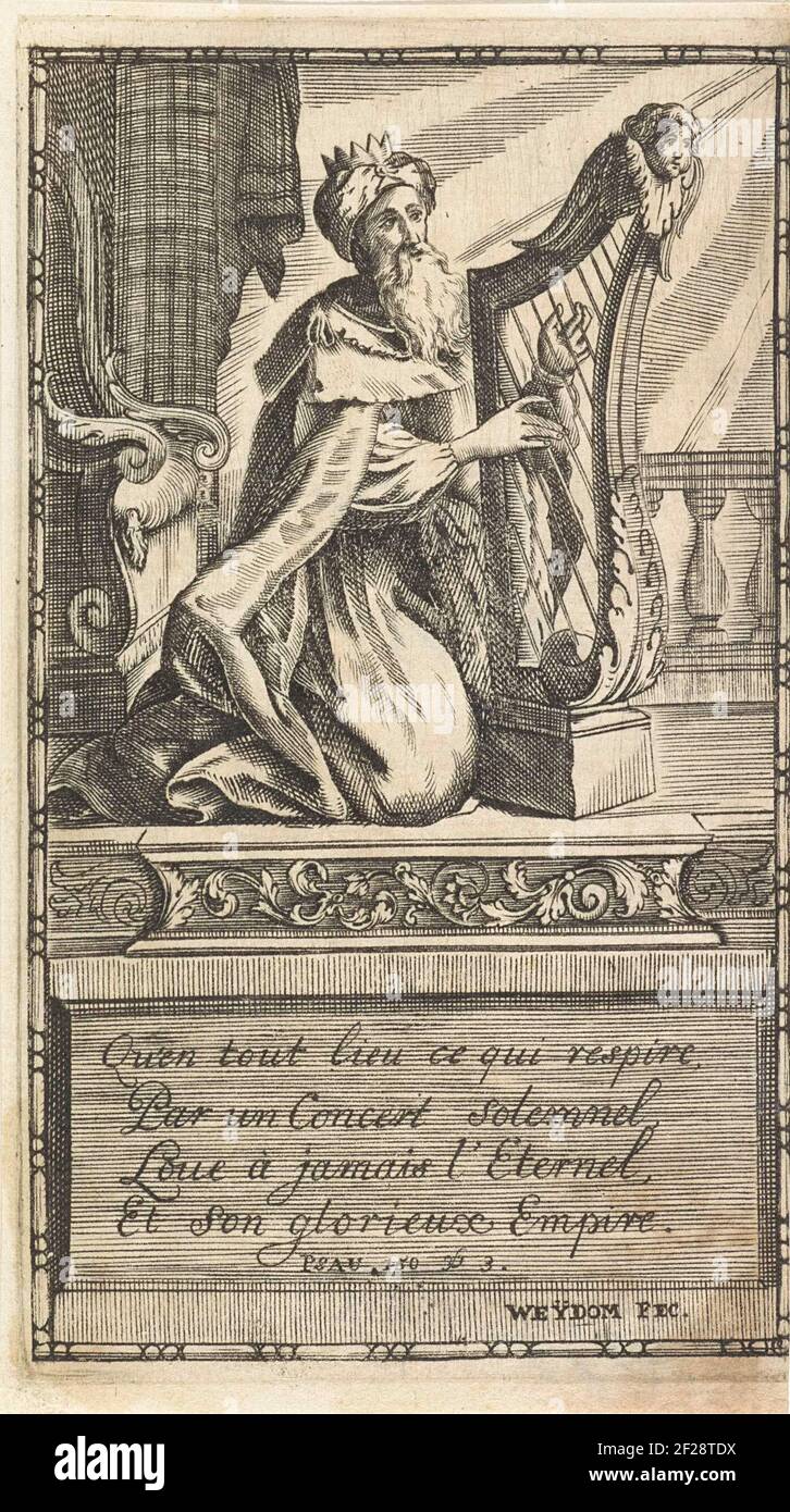 König david spielt eine harfe -Fotos und -Bildmaterial in hoher ...