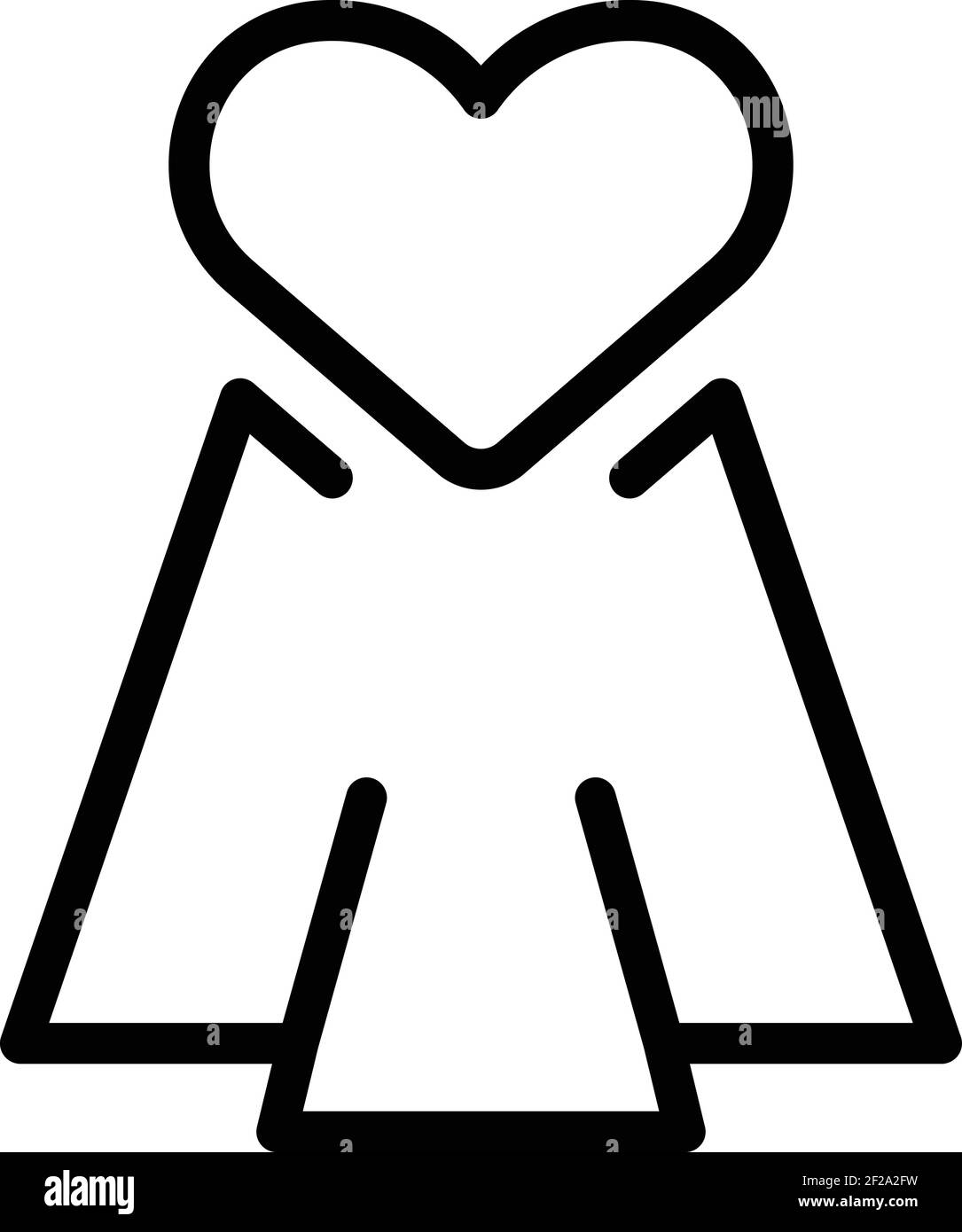Selbstwertgefühl Liebe Symbol. Outline Selbstwertgefühl Liebe Vektor ...