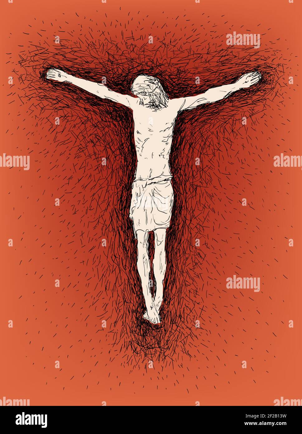 Kreuz von jesus kreuzigung Stock-Vektorgrafiken kaufen - Alamy