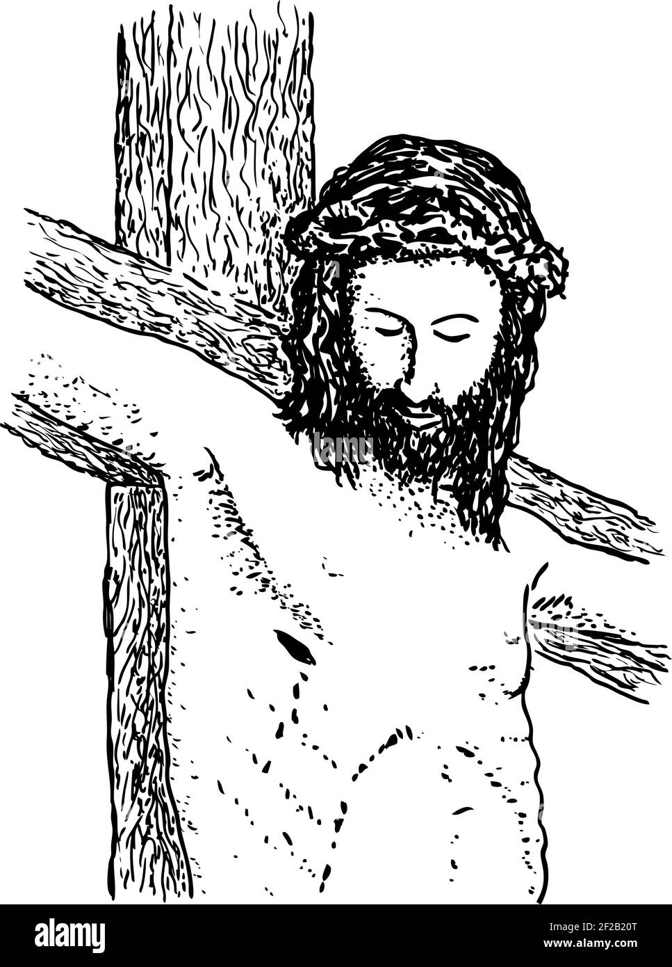 Jesus christ crucified painting -Fotos und -Bildmaterial in hoher Auflösung - Seite 4 - Alamy