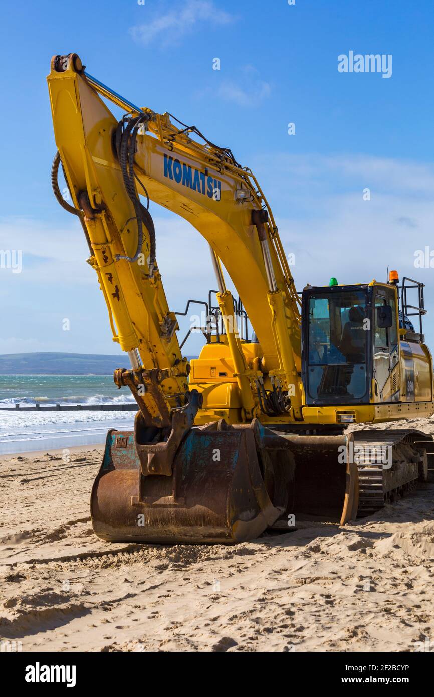 Hydraulikbagger am strand -Fotos und -Bildmaterial in hoher Auflösung – Alamy