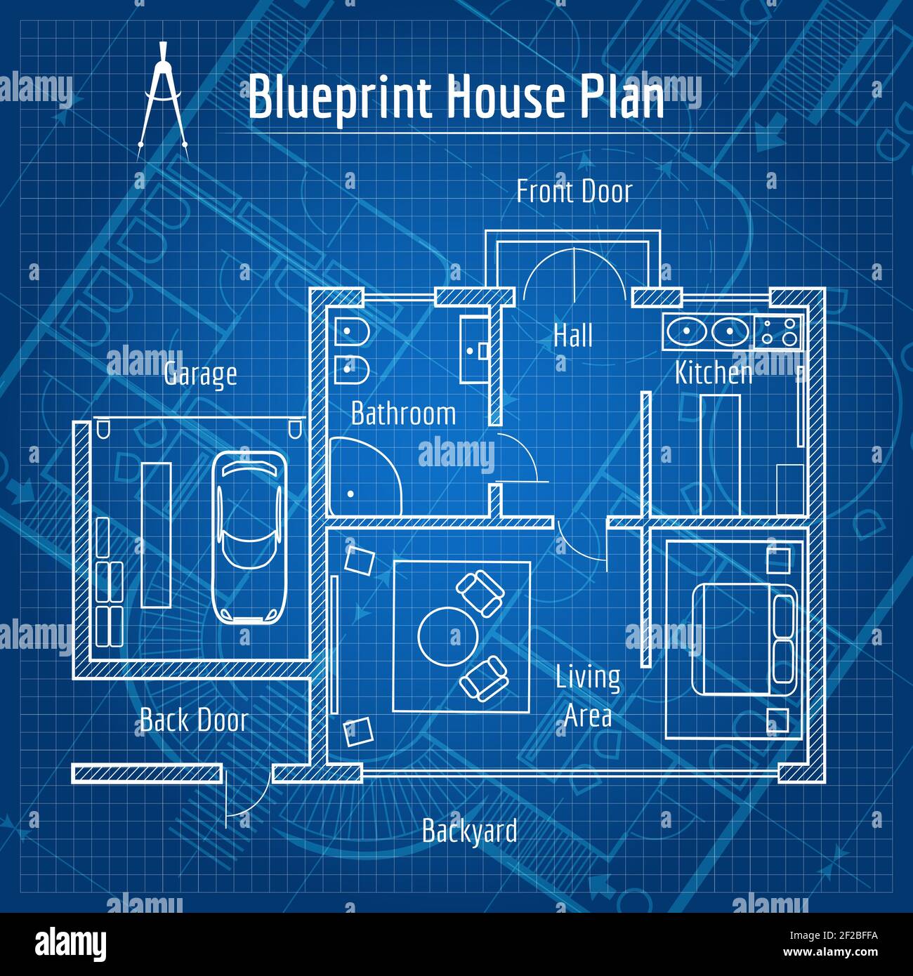 Floor plan map Stock-Vektorgrafiken kaufen - Alamy