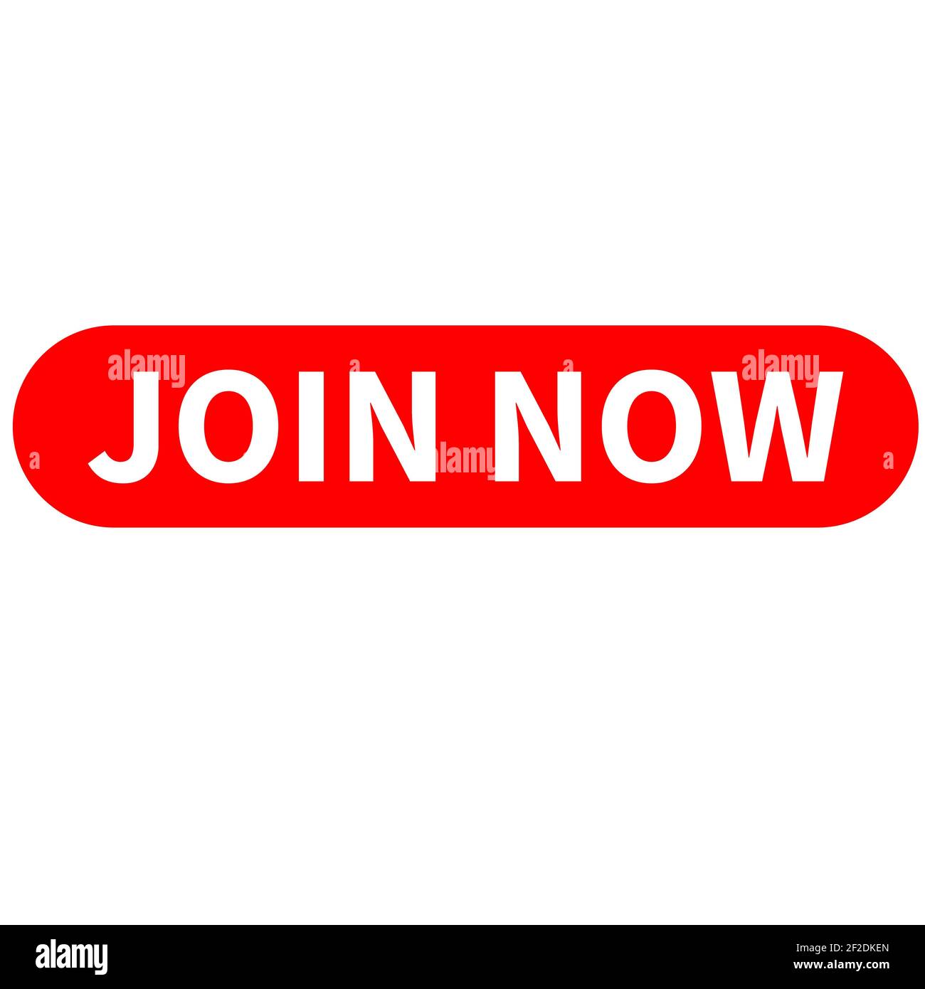 Jetzt beitreten Symbol auf weißem Hintergrund. Flacher Stil. Jetzt ...