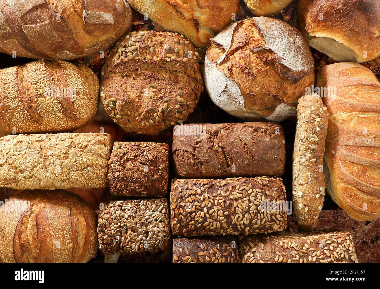 Verschiedene arten von brot roggenbrot -Fotos und -Bildmaterial in ...