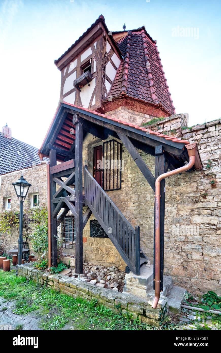 Hausfassade, Herbst, Altstadt, Sulzfeld am Main, Kitzingen ...