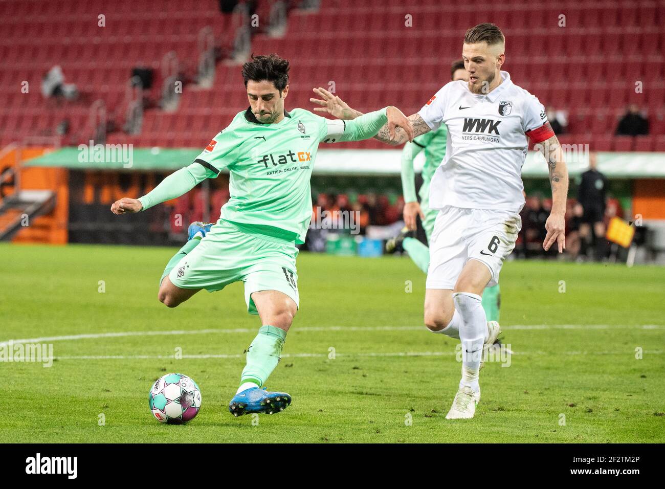 Augsburg, Deutschland. März 2021, 12th. Fußball: Bundesliga, FC ...