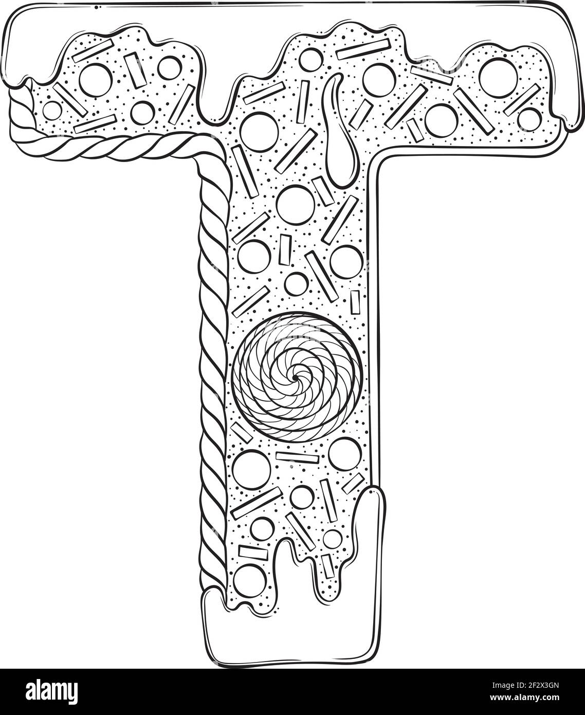 Buchstabe t zum ausmalen -Fotos und -Bildmaterial in hoher Auflösung ...
