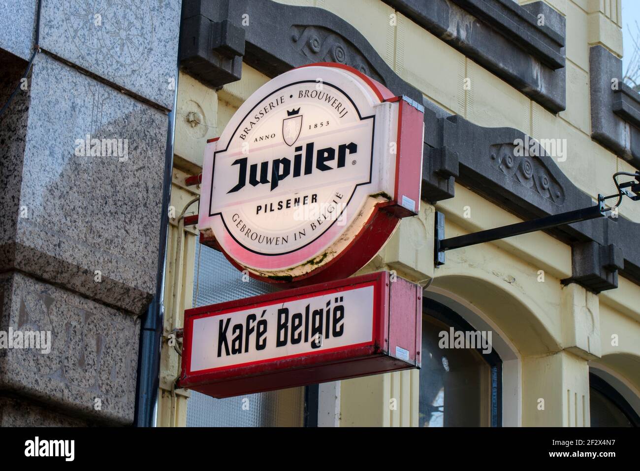 Jupiler Logo Stockfotos und -bilder Kaufen - Alamy